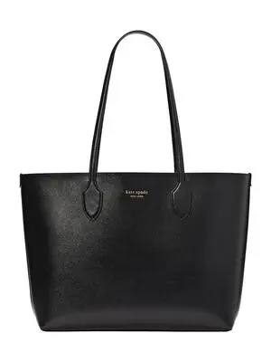 Kate Spade New York Large Bleecker Leather Tote - Black