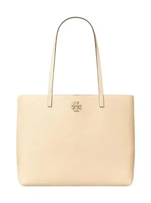 Tory Burch Mcgraw Leather Tote - Brie