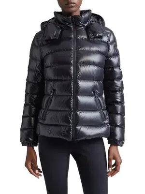 Moncler Bady Water-resistant Down Puffer Jacket - Black