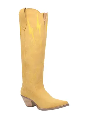 DINGO Dingo Thunder Road Cowboy Boots Yellow