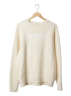 Shinola Shinola Logo Sweatshirt Cream
