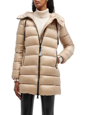 Moncler Moncler Suyen Hooded Parka Stone