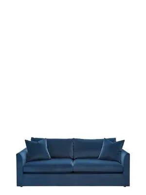 MASSOUD Lucas Two Cushion Sofa - Banks Denim