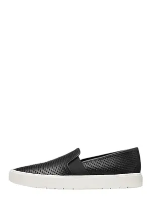 Vince Perforated Leather Blair Sneakers - Black