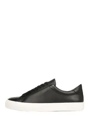 Vince Fulton Leather Sneakers Black