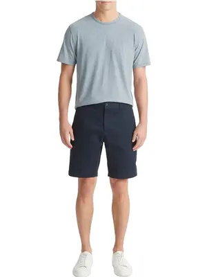 Vince Brushed Cotton Twill Griffith Chino Short - Blue