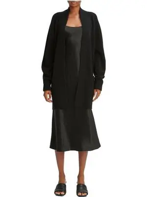 Vince Cashmere Open-front Cardigan - Black