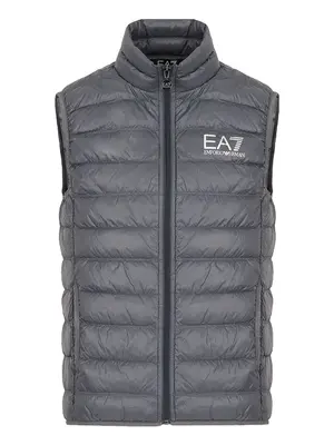 EA7 EA7 Packable Core Identity Gilet Gray