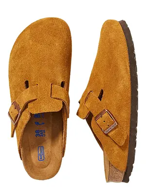 BIRKENSTOCK Boston Soft Footbed Clogs Yellow