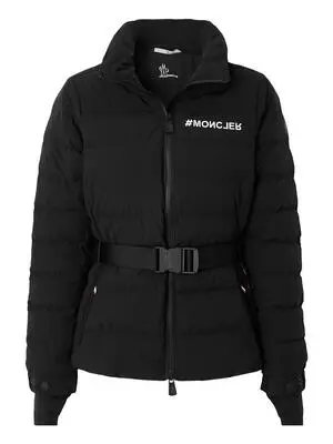 Moncler Bettex Hooded Quilted Down Jacket - Black