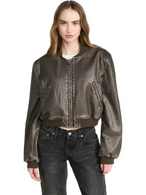 Lioness Allure Bomber Jacket - Charcoal