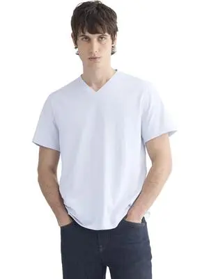 Everlane Essential Organic V-neck Tshirt - Skywriting