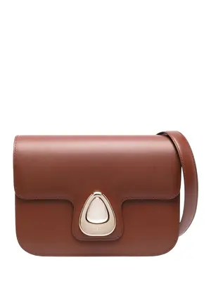 A.p.c. Astra Leather Shoulder Bag - Brown