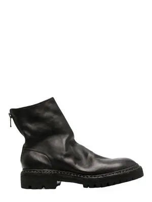 Guidi 45mm Leather Ankle Boots - Black