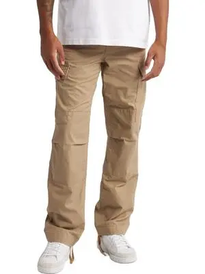 Carhartt Work In Progress Carhartt Work In Progress Cotton Ripstop Cargo Pants Leather Rinsed