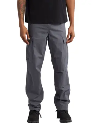 Carhartt Work In Progress Carhartt Work In Progress Cotton Ripstop Cargo Pants Zeus Rinsed