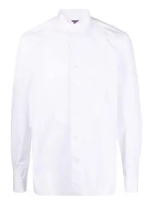 Ralph Lauren Purple Label Wingtip-collar Poplin Shirt - White