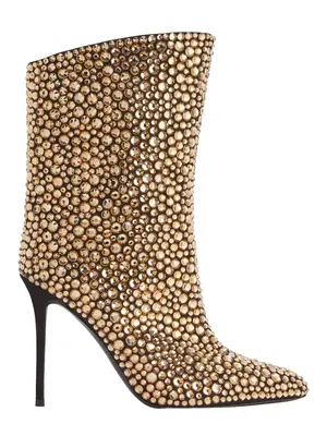 GIUSEPPE ZANOTTI Merissa Sparkle 105mm Boots - Neutrals