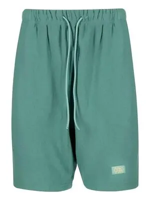 ADVISORY BOARD CRYSTALS Logo-embroidered Track Shorts - Green