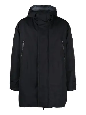 GIORGIO ARMANI Giorgio Armani Logo-Embroidered Padded Coat