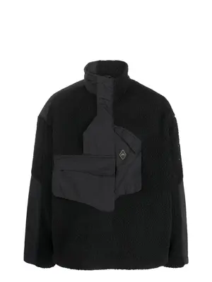 A-COLD-WALL* Bonded Axis Panelled Fleece Jacket - Black