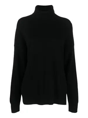Chinti & Parker High-neck Knit Jumper - Black
