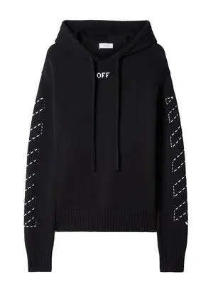 Off-White Arrows Diag Hoodie - Black