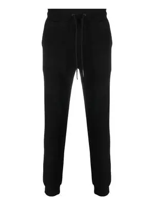Iceberg Logo-embroidered Drawstring Track Pants - Black