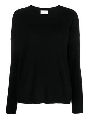 LISA YANG Cashmere Drop-shoulder Jumper - Black