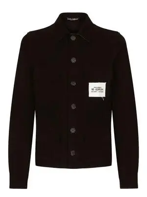 Dolce & Gabbana Button-up Stretch-cotton Shirt - Black