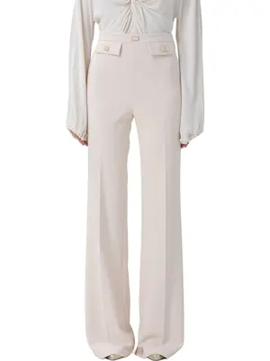 Elisabetta Franchi Trousers - White
