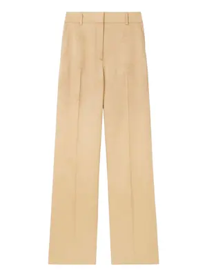 Burberry Ekd Wide-leg Trousers - Neutrals