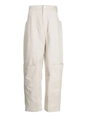 SONGZIO Straight-leg Cargo Trousers - Neutrals