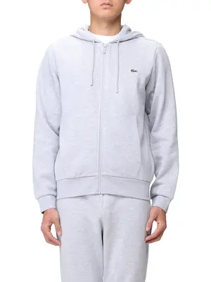 Lacoste Lacoste Full Zip Hoodie Silver
