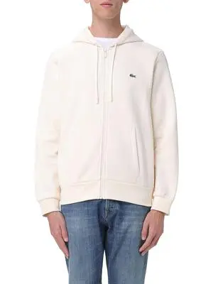 Lacoste Full Zip Hoodie - White