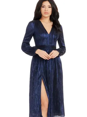 Dress The Population Holly Dress Midnight Blue