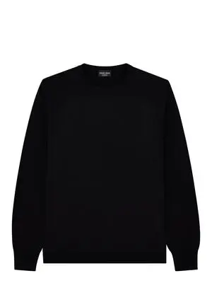 Giorgio Armani Cashmere Crew-neck Jumper - Black