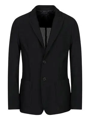Giorgio Armani Icon Single-breasted Jacket - Black