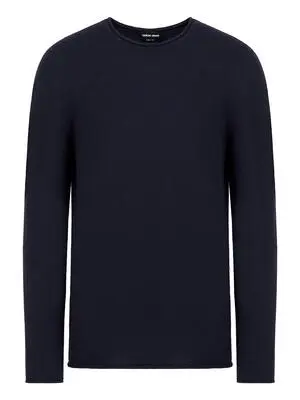 GIORGIO ARMANI GIORGIO ARMANI Icon Cashmere Interlock Jumper