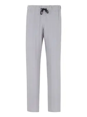 Giorgio Armani GIORGIO ARMANI Icon Cupro Trousers Light Gray