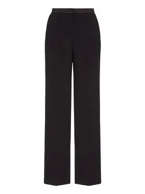 Giorgio Armani Stretch Viscose-cady Trousers - Patterned