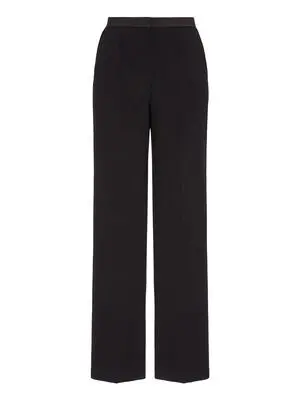 Giorgio Armani Stretch Viscose-cady Trousers - Patterned