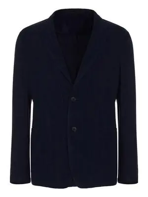 Giorgio Armani Icon Single-breasted Jacket - Blue