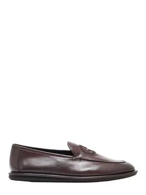 Giorgio Armani GIORGIO ARMANI Vintage Nappa Leather Loafers Brown