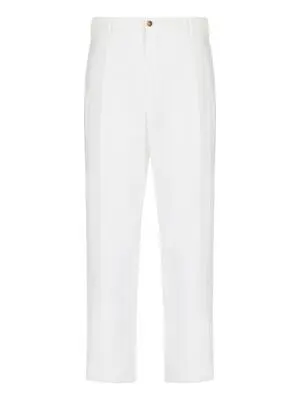 GIORGIO ARMANI GIORGIO ARMANI Two-Dart Silk-Blend Twill Trousers