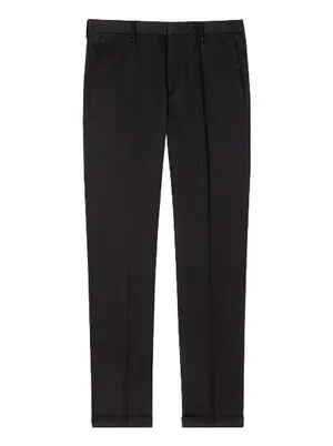 Paul Smith Slim-fit Cotton-stretch Chinos - Black