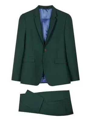 Paul Smith The Kensington Slim-fit Dark Wool-mohair Suit - Green