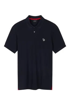 Paul Smith Cotton-piqué Zebra Logo Polo Shirt - Blue