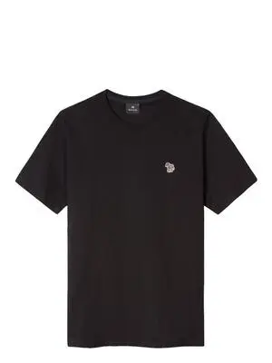 Paul Smith Cotton Zebra Logo T-shirt - Black