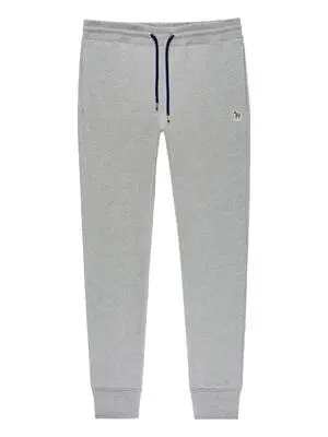Paul Smith Tapered-fit Zebra Logo Cotton Sweatpants - Grey